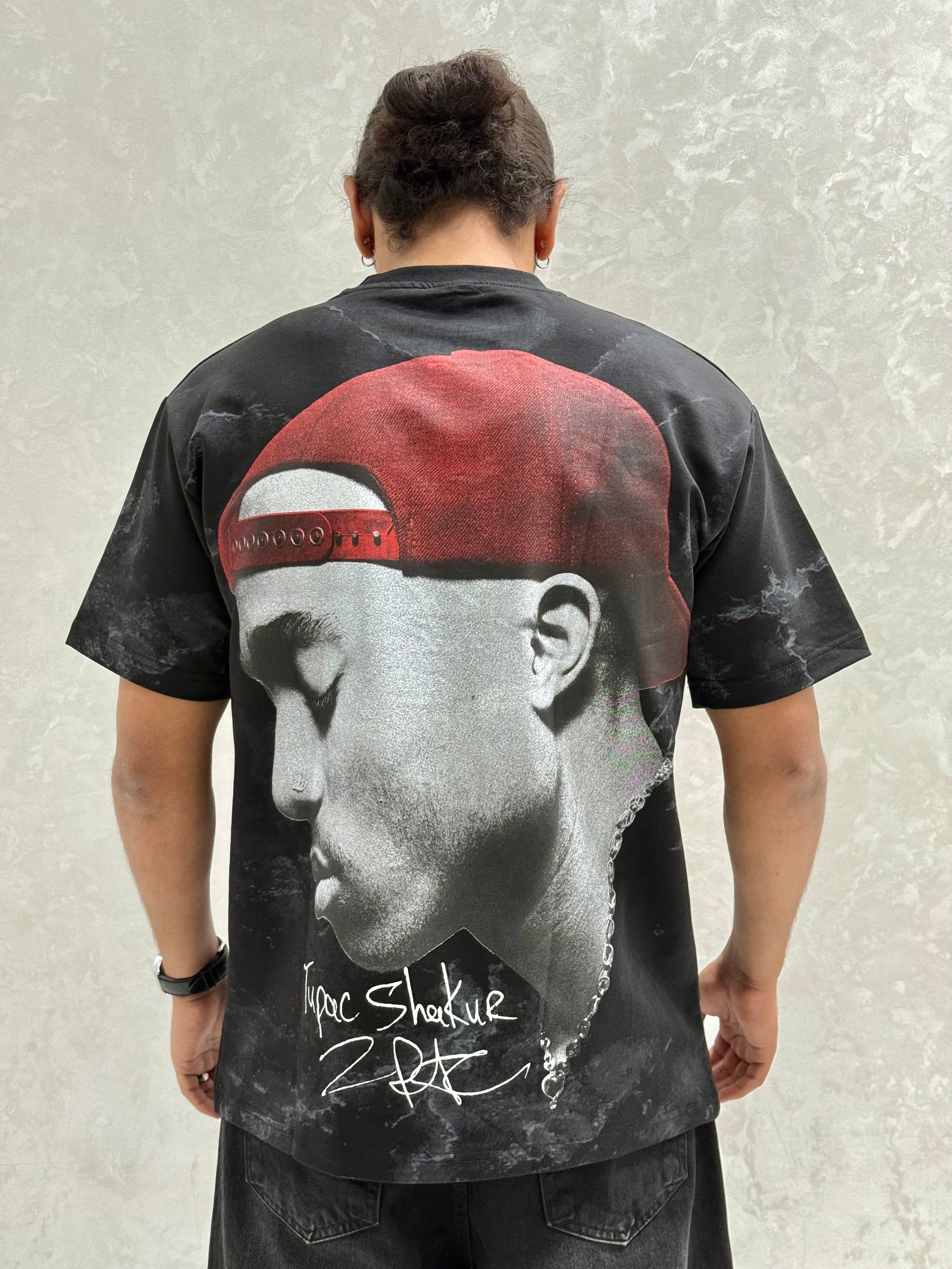 T-SHIRT TUPAC SHAKUR NOIR YG-170 – TORNADO STYLE